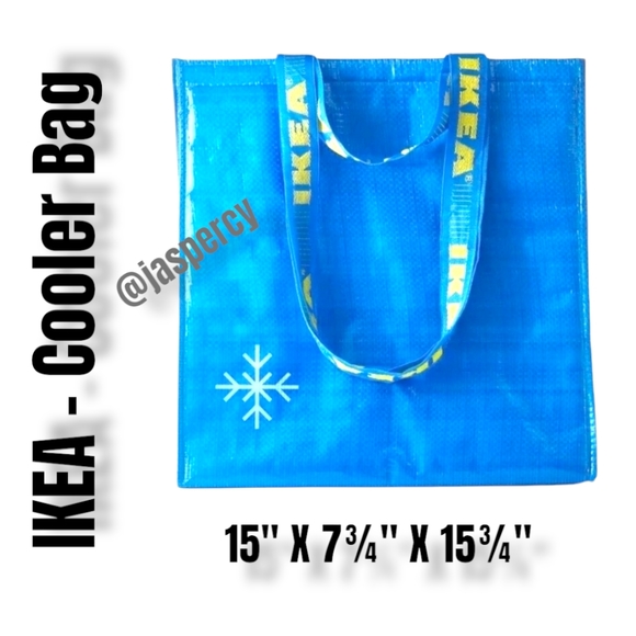 IKEA | Bags | Ikea Cooler Bag Frakta Reusable Insulated Grocery ...
